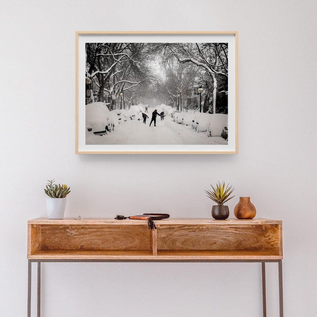 Poster 18x24 "montreal", Photo "after the Storm" by R. Le Corre /jazz ...