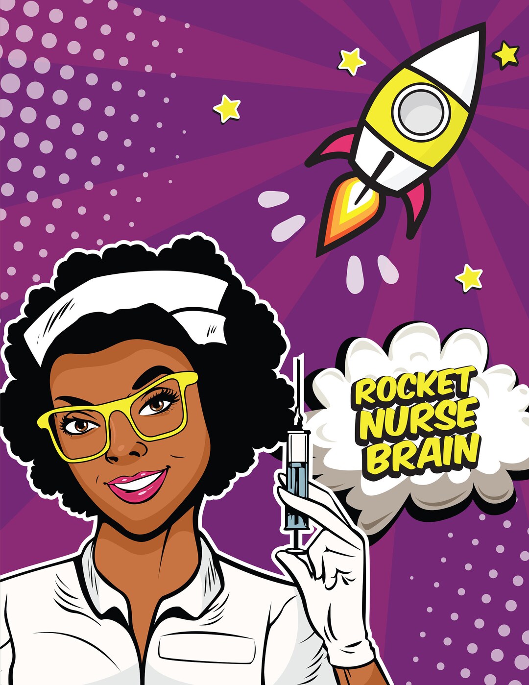 Rocket Nurse Creates Brains to Help You Navigate Your Patient Day - Etsy