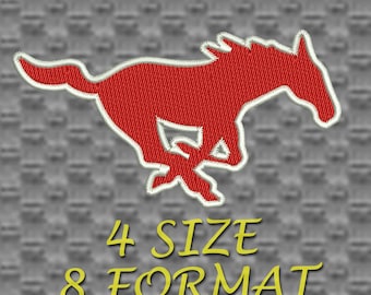 Smu mustang | Etsy