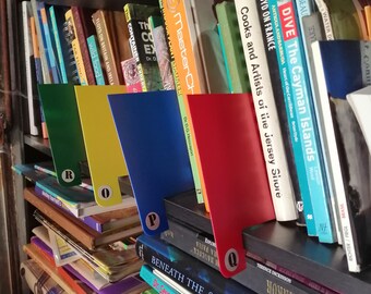 Book Shelf Dividers | Etsy