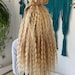 Synthetic Dreads Extensions Thick Dreads Full Set. Blonde - Etsy