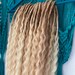 Synthetic Dreads Extensions Thick Dreads Full Set. Blonde Crochet ...