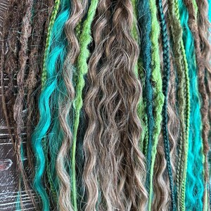 Dread Locs Synthetic Dreads Extensions With Braids Thick Dreads Full ...