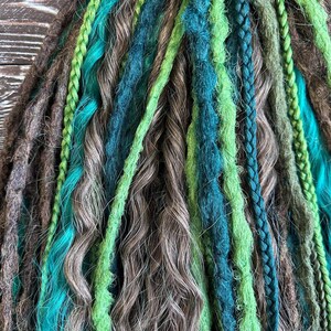Dread Locs Synthetic Dreads Extensions With Braids Thick Dreads Full ...