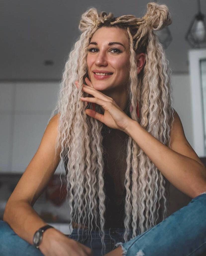 Synthetic Dreads Extensions Thick Dreads Full Set. Crochet - Etsy