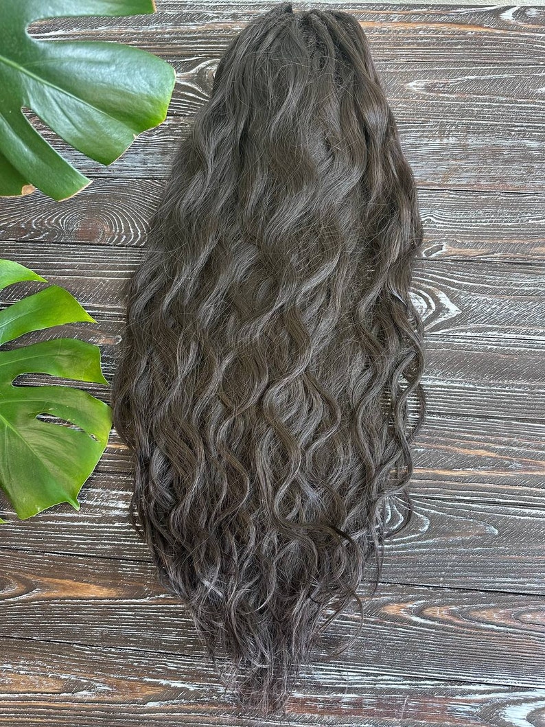 Dark Brown Extensions, Wavy Hair Extensions, Double Ended Dreadlocks ...