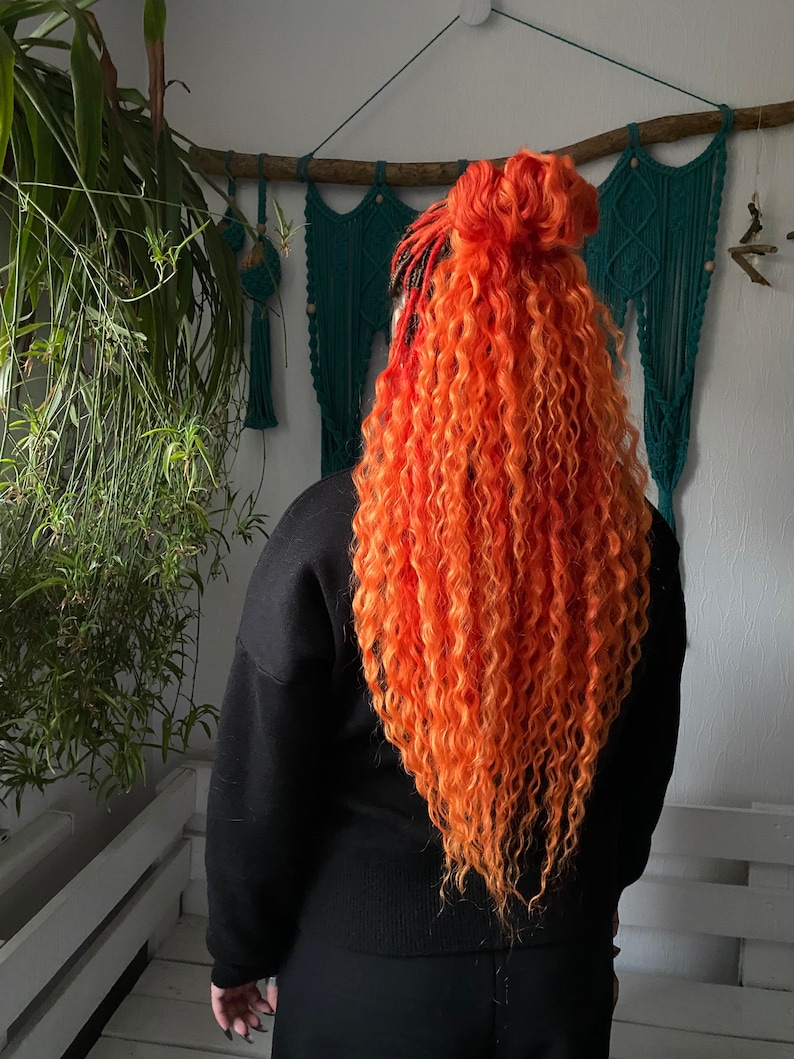 Synthetic Dreads Extensions Thick Dreads Full Set. Crochet - Etsy