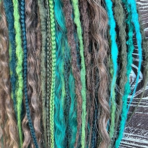 Dread Locs Synthetic Dreads Extensions With Braids Thick Dreads Full ...