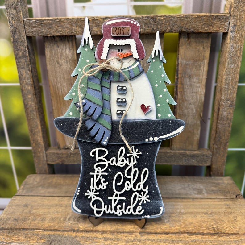Baby Its Cold Outside Winter Wonderland Tier Tray Decor Bundle ...