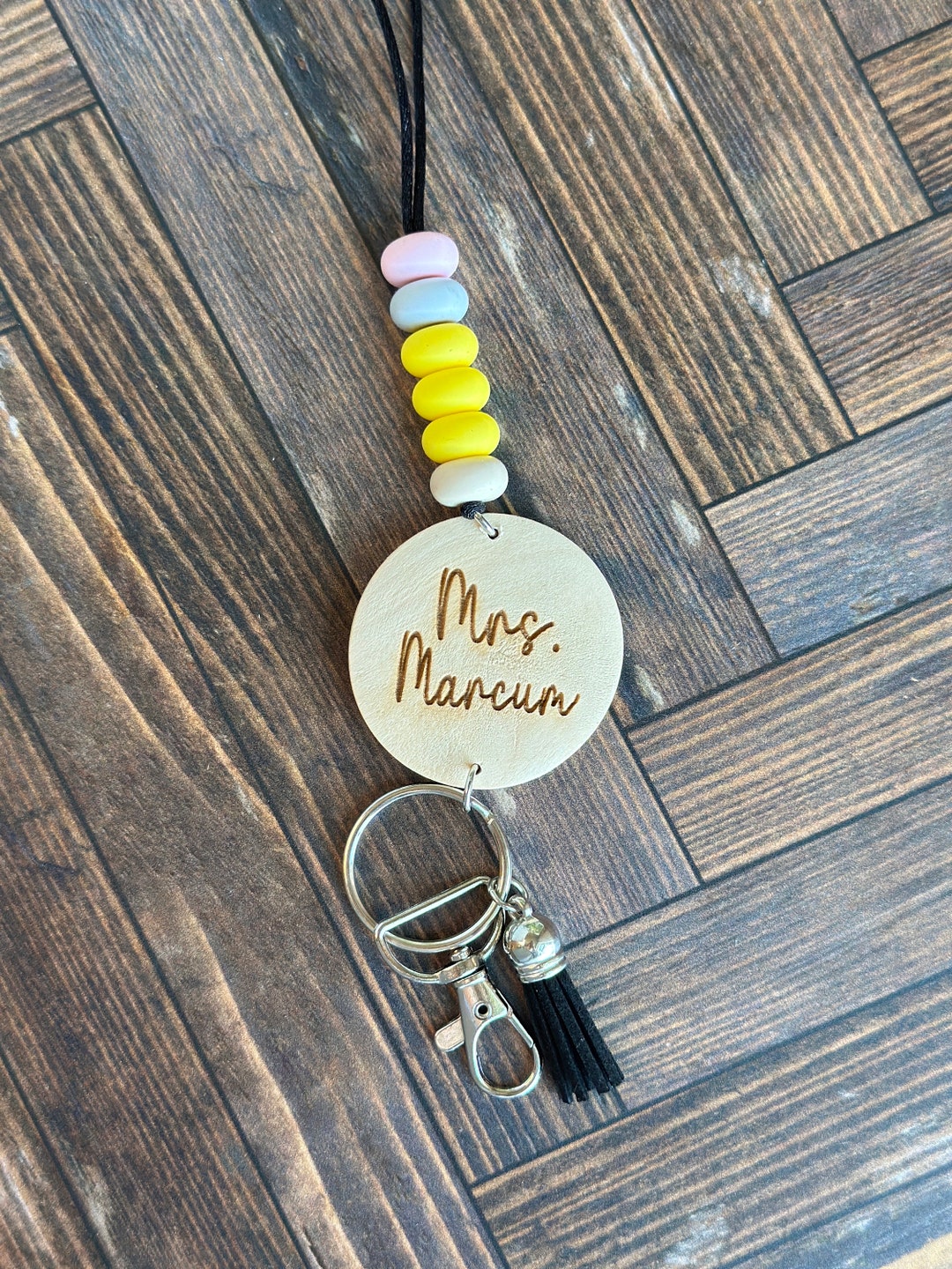 Personalized Teacher Lanyard With Name, Pencil Lanyard Id Badge Holder ...