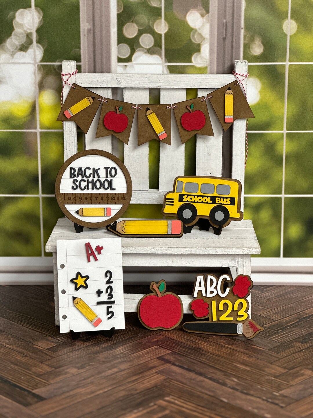 Back to School Tiered Tray Decor for Classroom, Classroom Decor Bundle ...