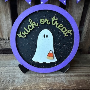 Mini Halloween Banner Garland for Window, Jack O Lantern Halloween ...