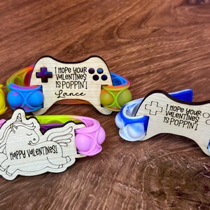 Personalized Pop It Bracelet Valentines Day Classroom Gifts for ...