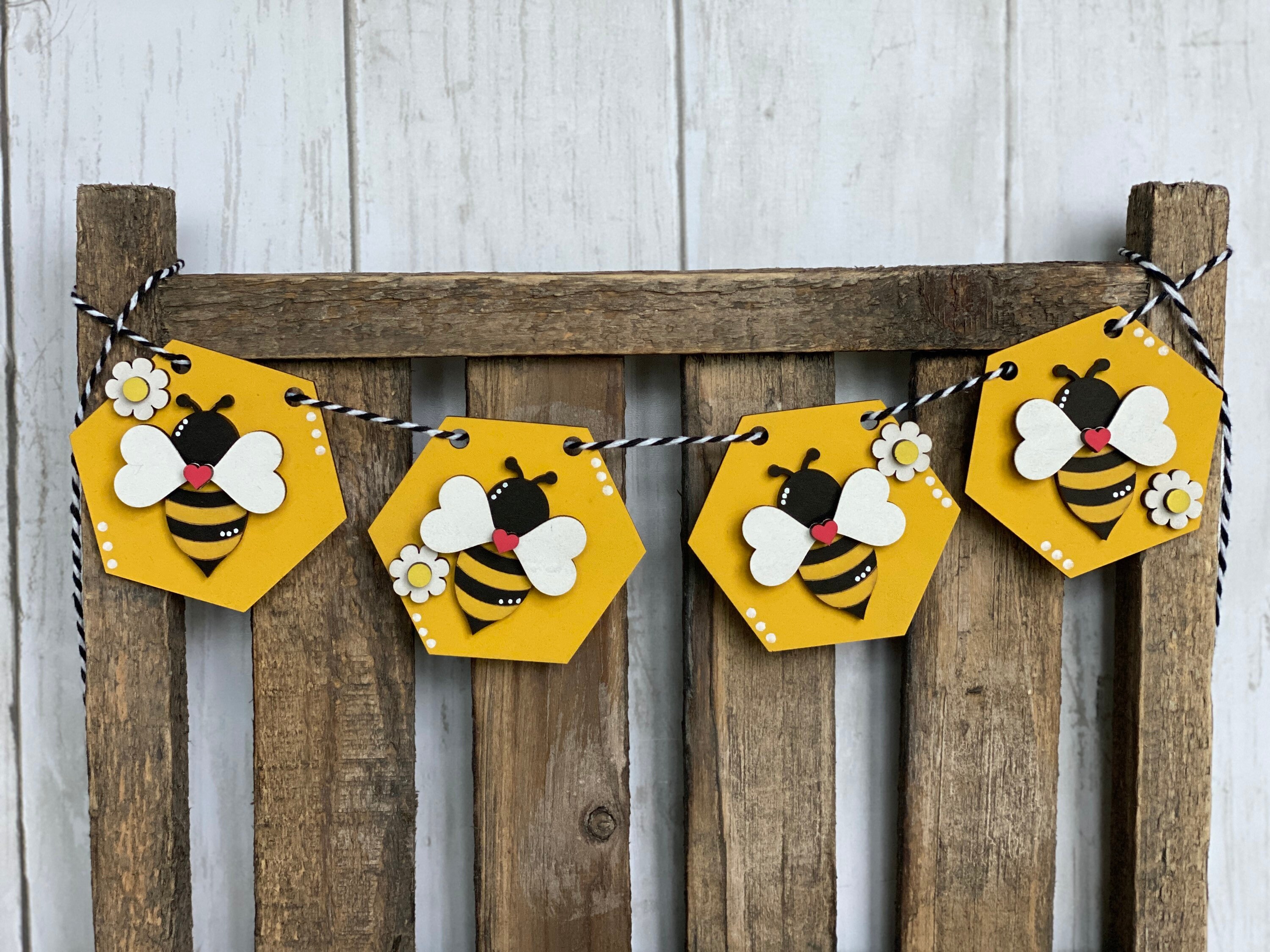 Honey Bee Tiered Tray Decor Bundle, Bumble Bee Gifts for Women, Cute ...