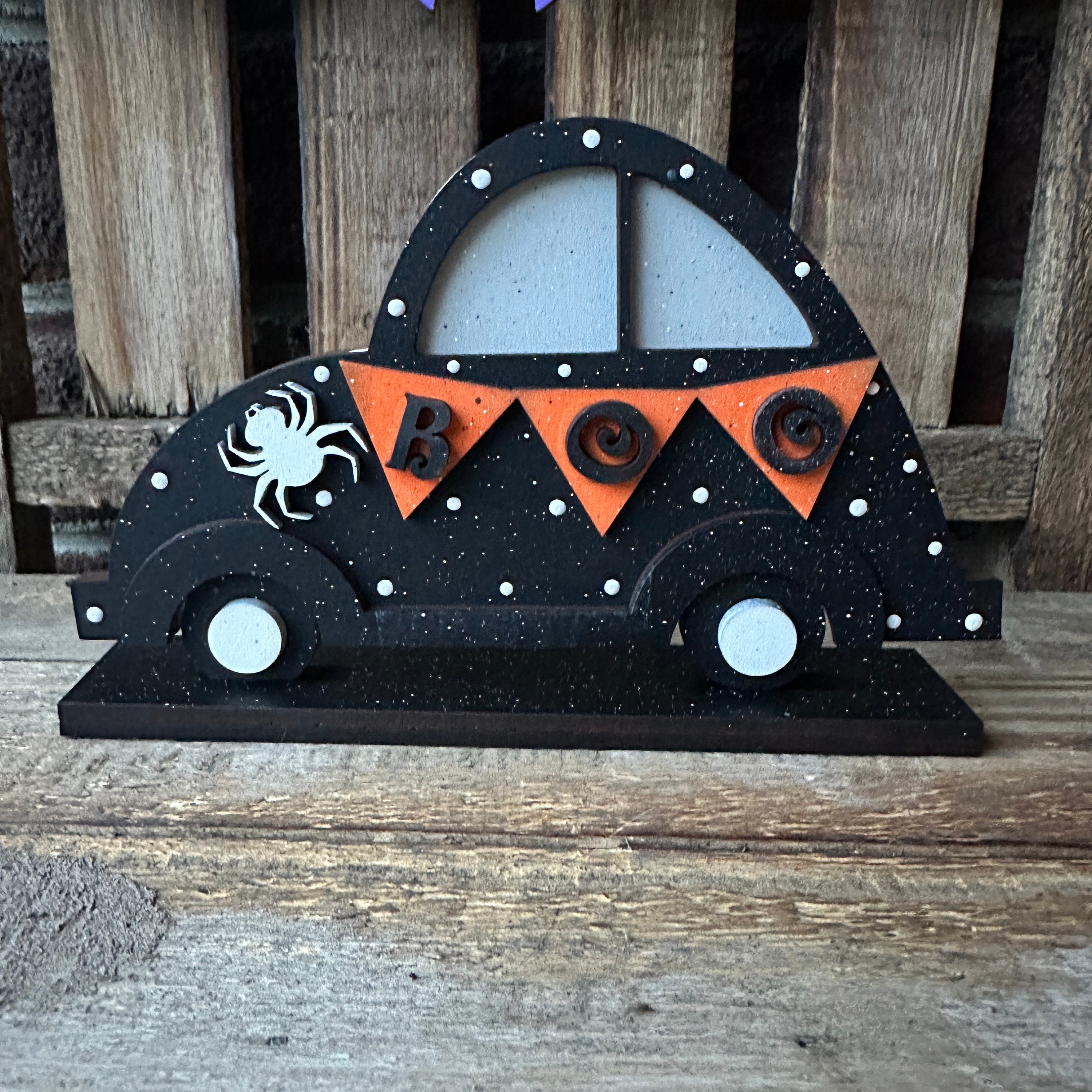 Mini Halloween Banner Garland for Window, Jack O Lantern Halloween ...