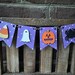 Orange and Black Boo Sign, VW Bug Gift, Whimsical Halloween Bookshelf ...