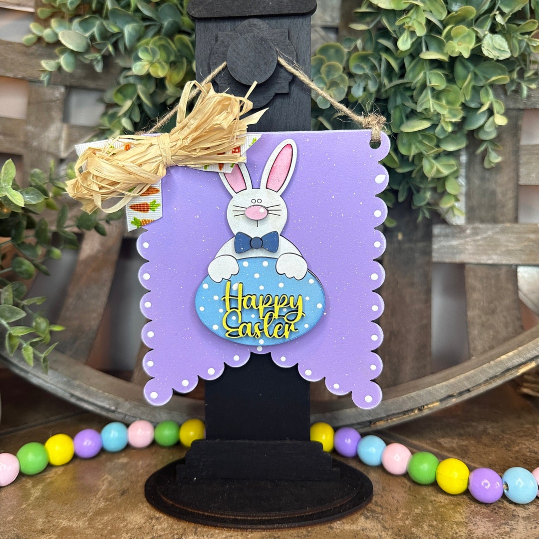 Easter Mini Hanger Signs, Tiered Tray Signs, Valentine Sign, Easter ...