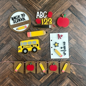 Back to School Tiered Tray Decor for Classroom, Classroom Decor Bundle ...