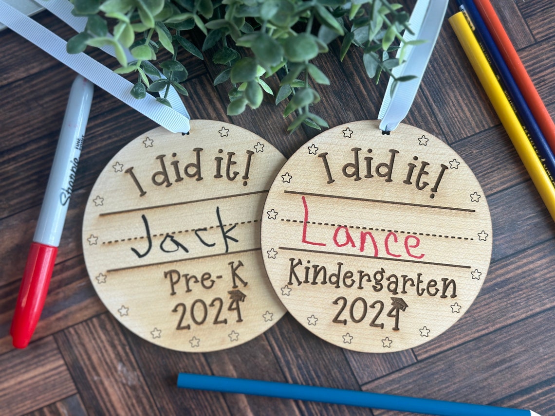I Did It Graduation Ornament Wood, Preschool Graduation Gifts for Boys ...