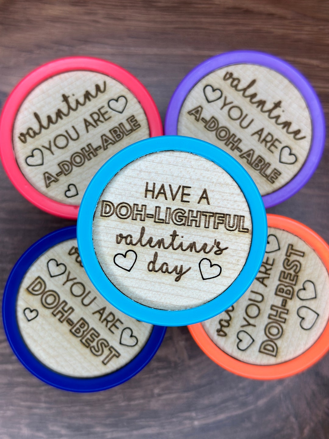 Personalized Play Doh Valentines Day Classroom Gifts for Students, Play ...