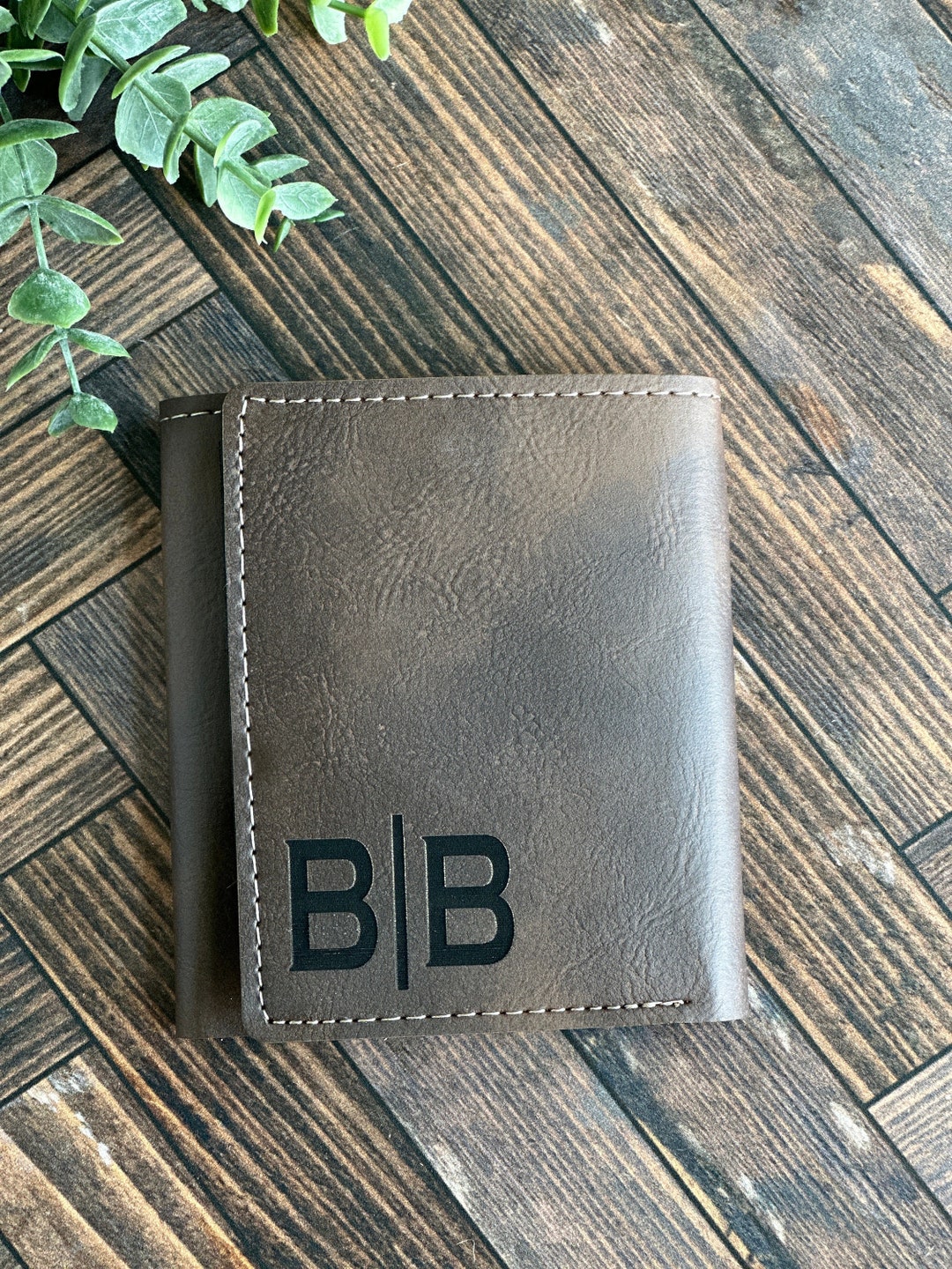 Personalized Minimalist Wallet for Men Trifold Wallet Men, Custom High ...