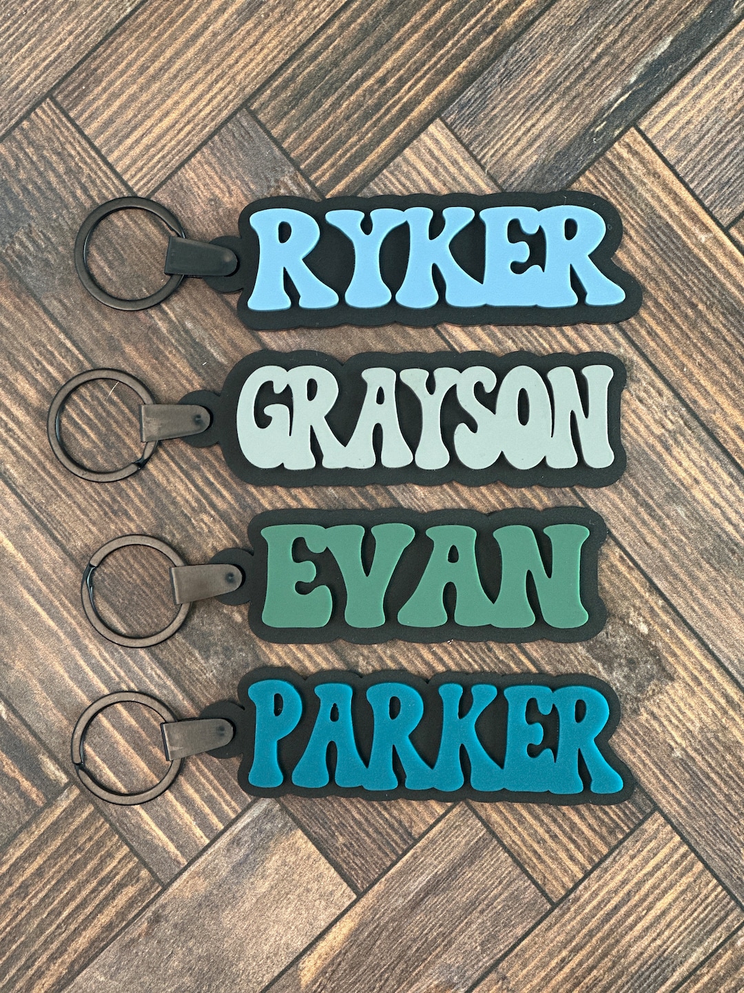 Personalized Keychain for Boys, Custom Backpack Tag for Kids, Back to ...