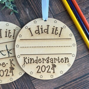 I Did It Graduation Ornament Wood, Preschool Graduation Gifts for Boys ...