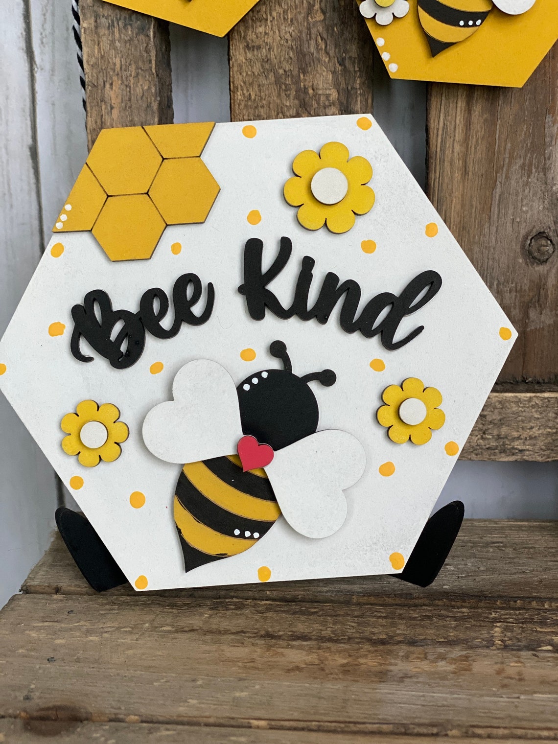 Honey Bee Tiered Tray Decor Bundle, Bumble Bee Gifts for Women, Cute ...