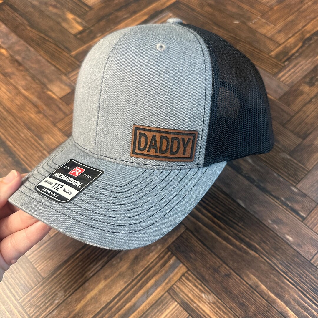 Personalized Daddy Hat With Patch, Daddy Gift From Daughter, Custom ...