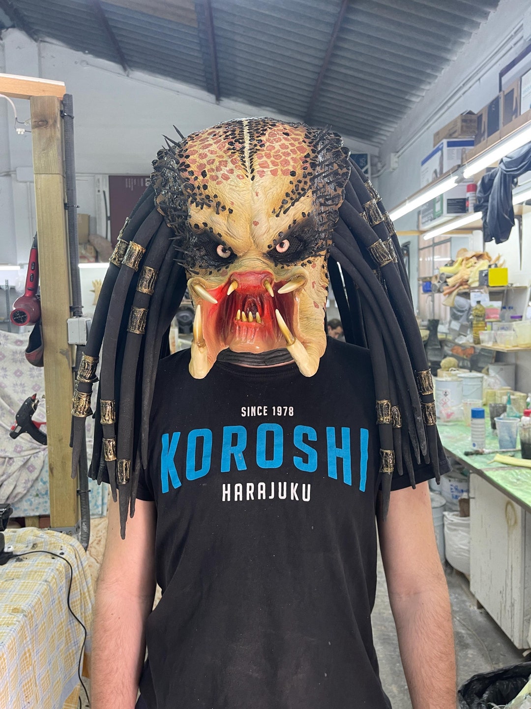 Predator Glass Eye Mask - Etsy