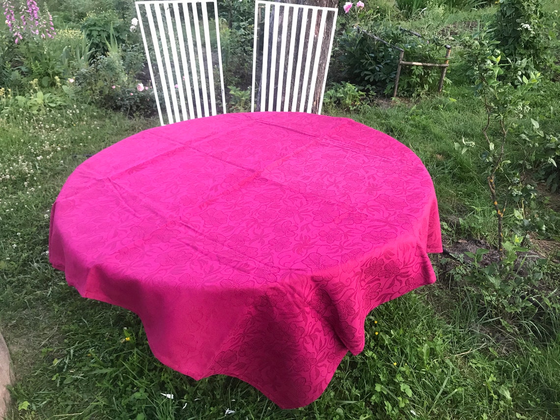 Wine Colored Tablecloth the Most Important Cutlery Deep Red - Etsy