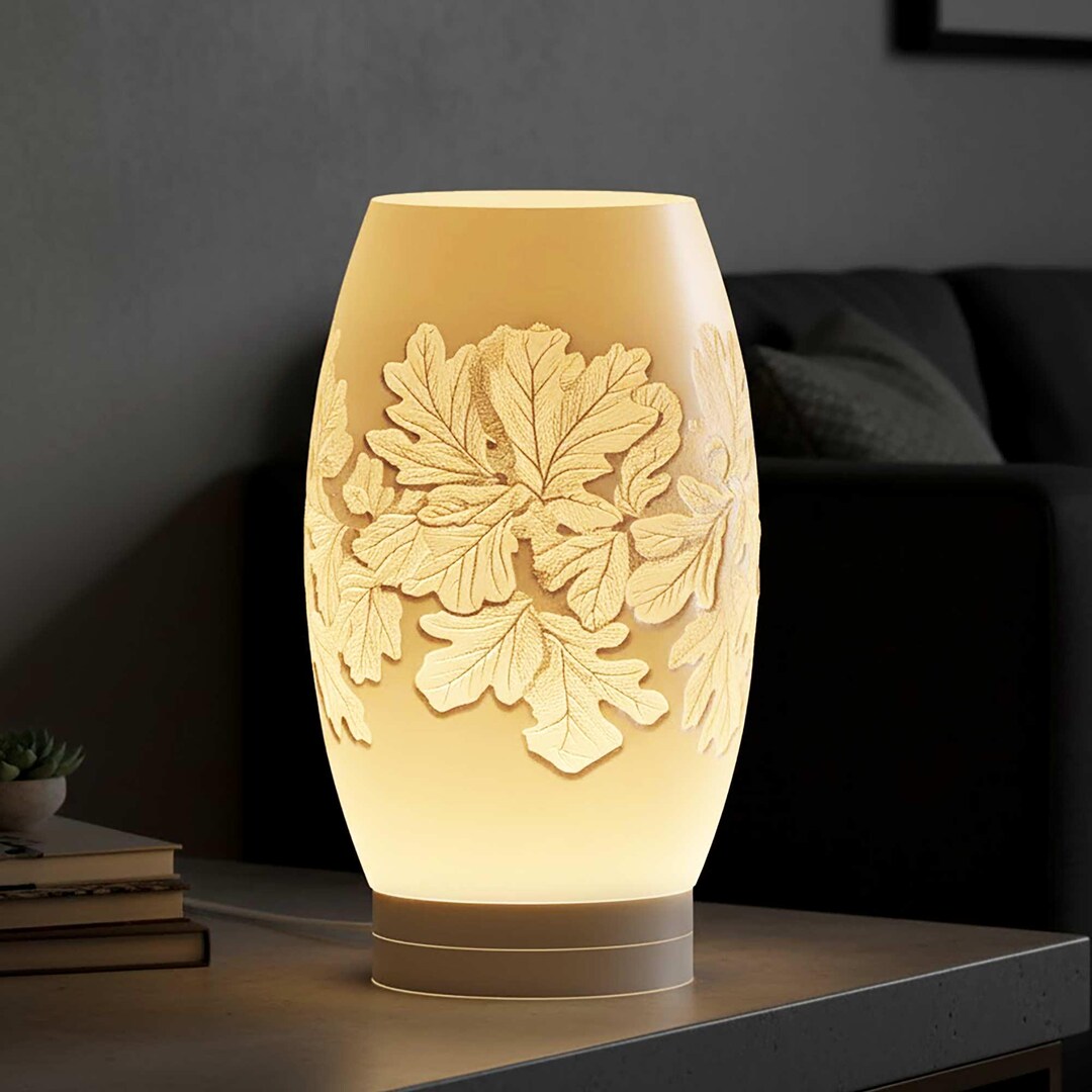 Oak Lamp Shade STL File – Digital 3d Printer File – No Supports - Etsy