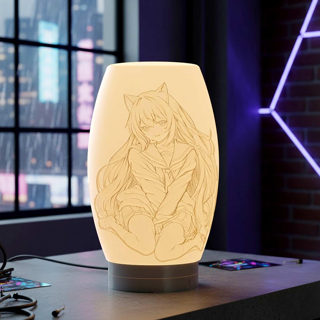 Anime Lamp Shade STL File – Digital 3d Printer File – No Supports - Etsy