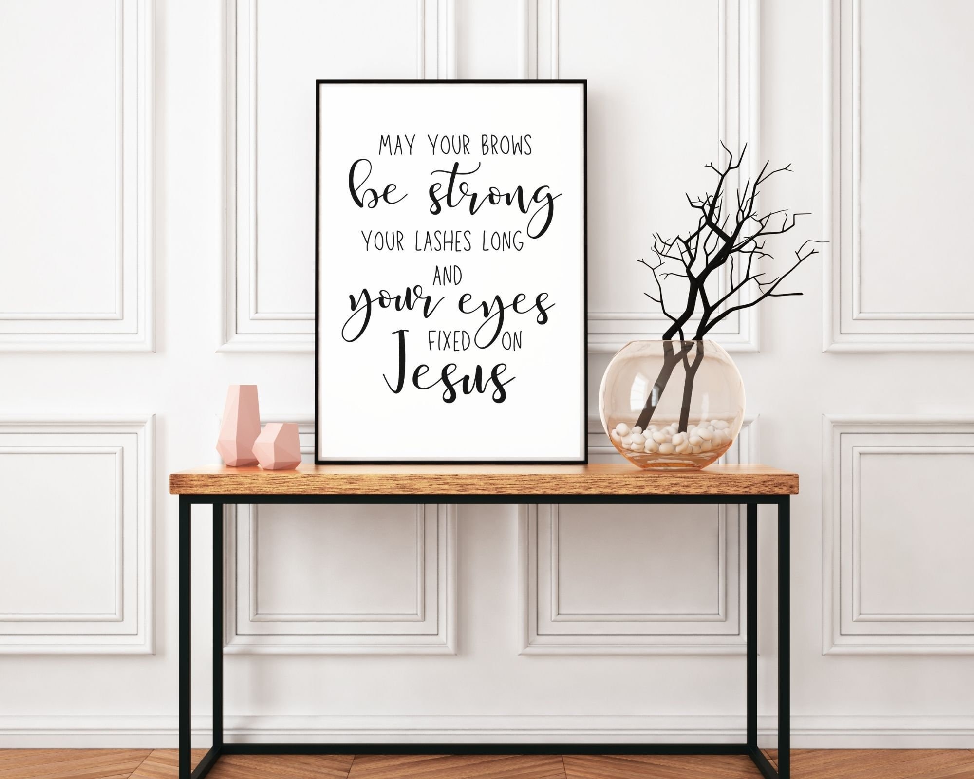 Scripture Art, Bathroom Decor, Wall Art, Art Print, Hebrews, Vanity ...