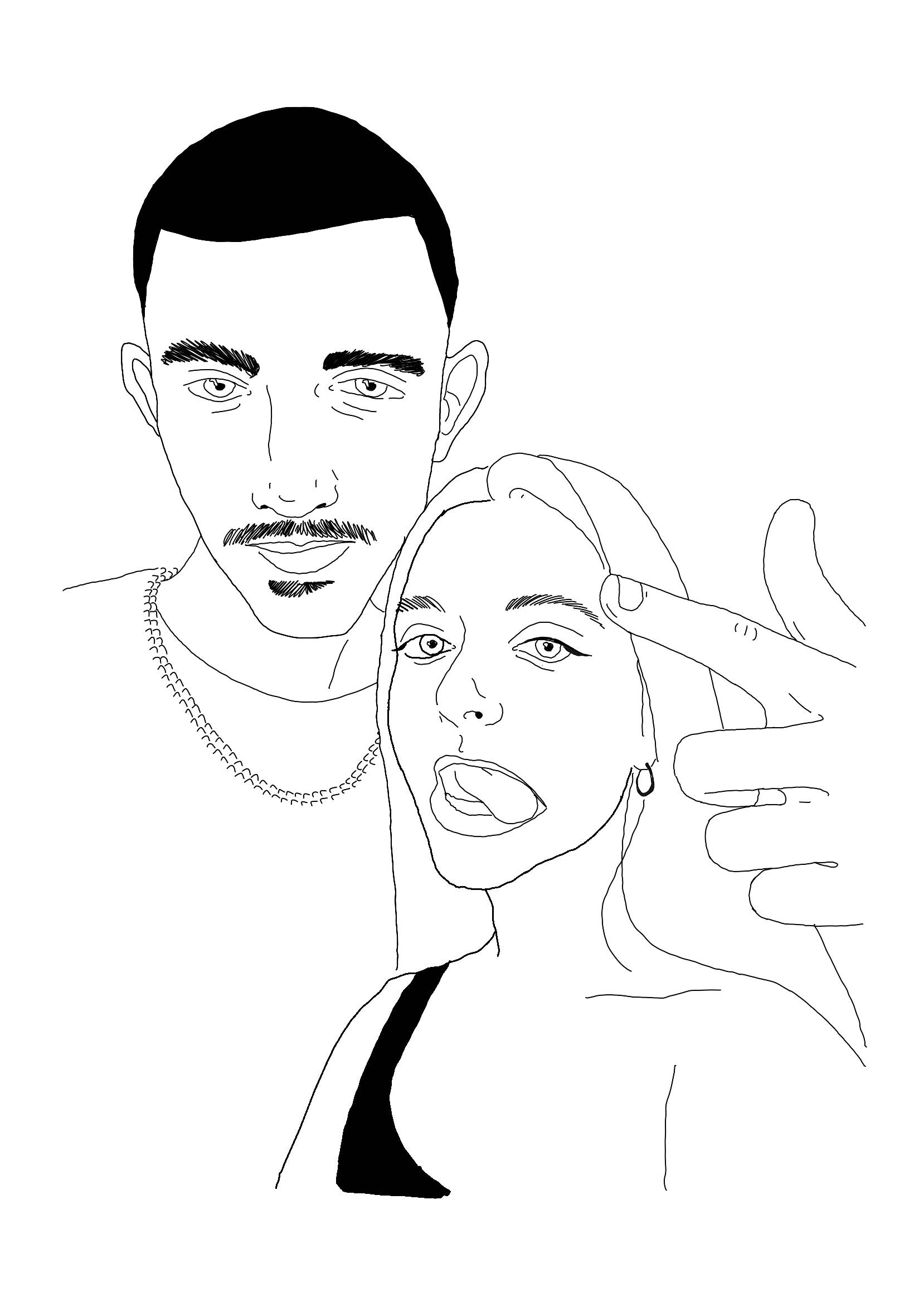 Digital Drawings, Personal Drawings, Family Drawings , Friends Drawings ...