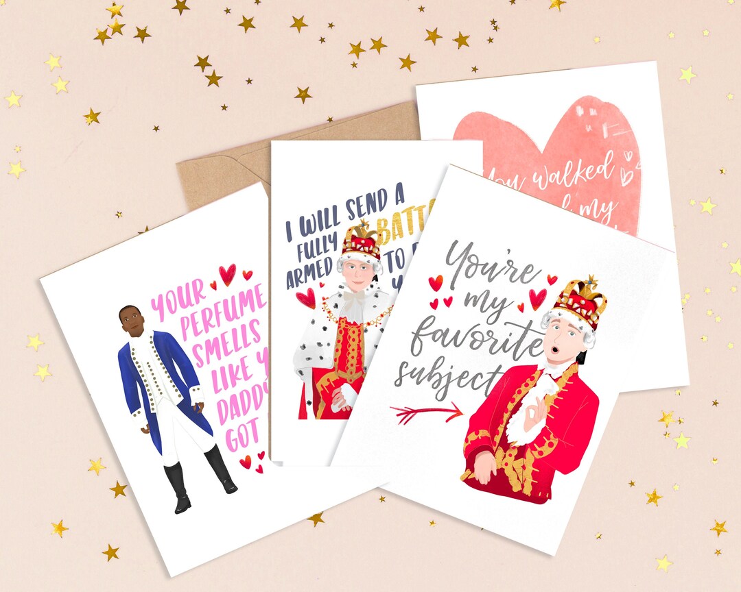 Printable Hamilton Cards Collection - King George to Aaron Burr ...