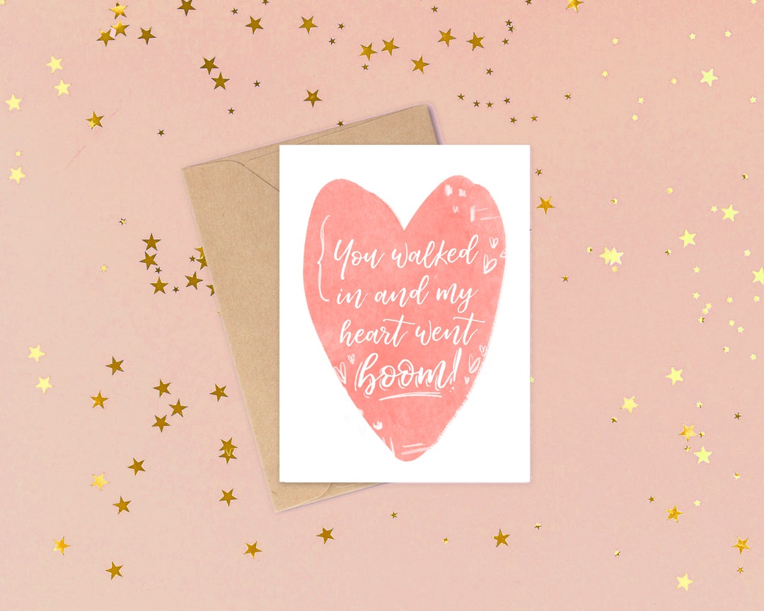 Printable Hamilton Card - My Heart Went BOOM - Printable - INSTANT ...