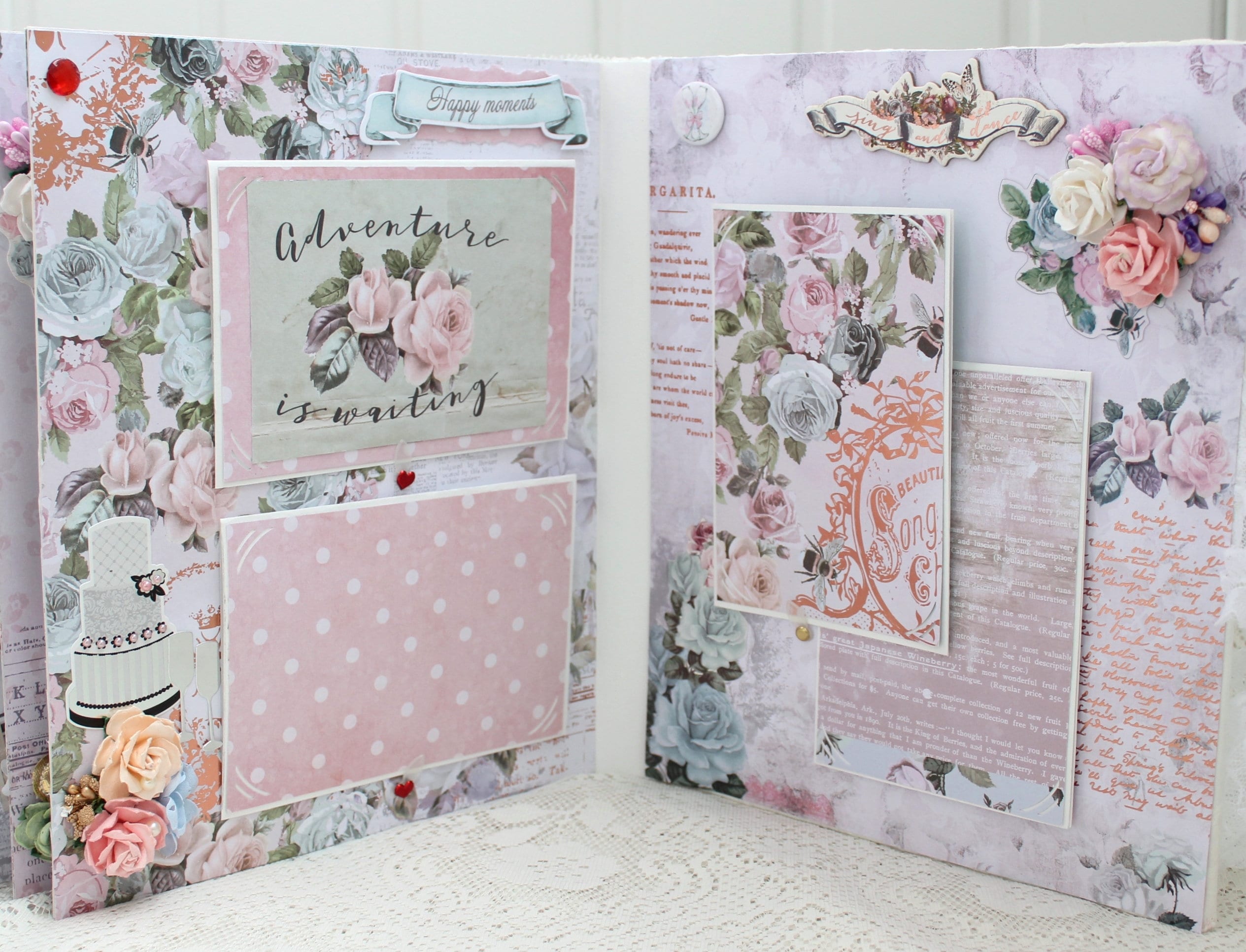 Large Wedding Photo Album Wedding Scrapbook Album Wedding - Etsy