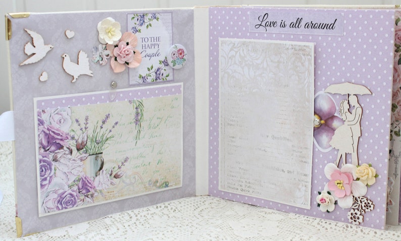 Wedding Scrapbook Album Wedding Day Gift Wedding Memory Book | Etsy