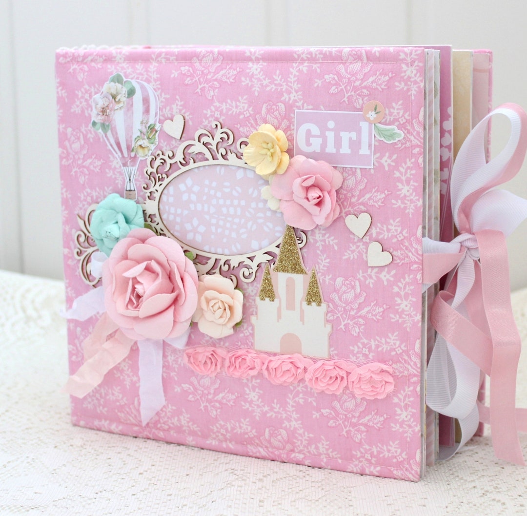 Baby Girl Photo Album First Album for Baby Girl Newborn Album Baby ...