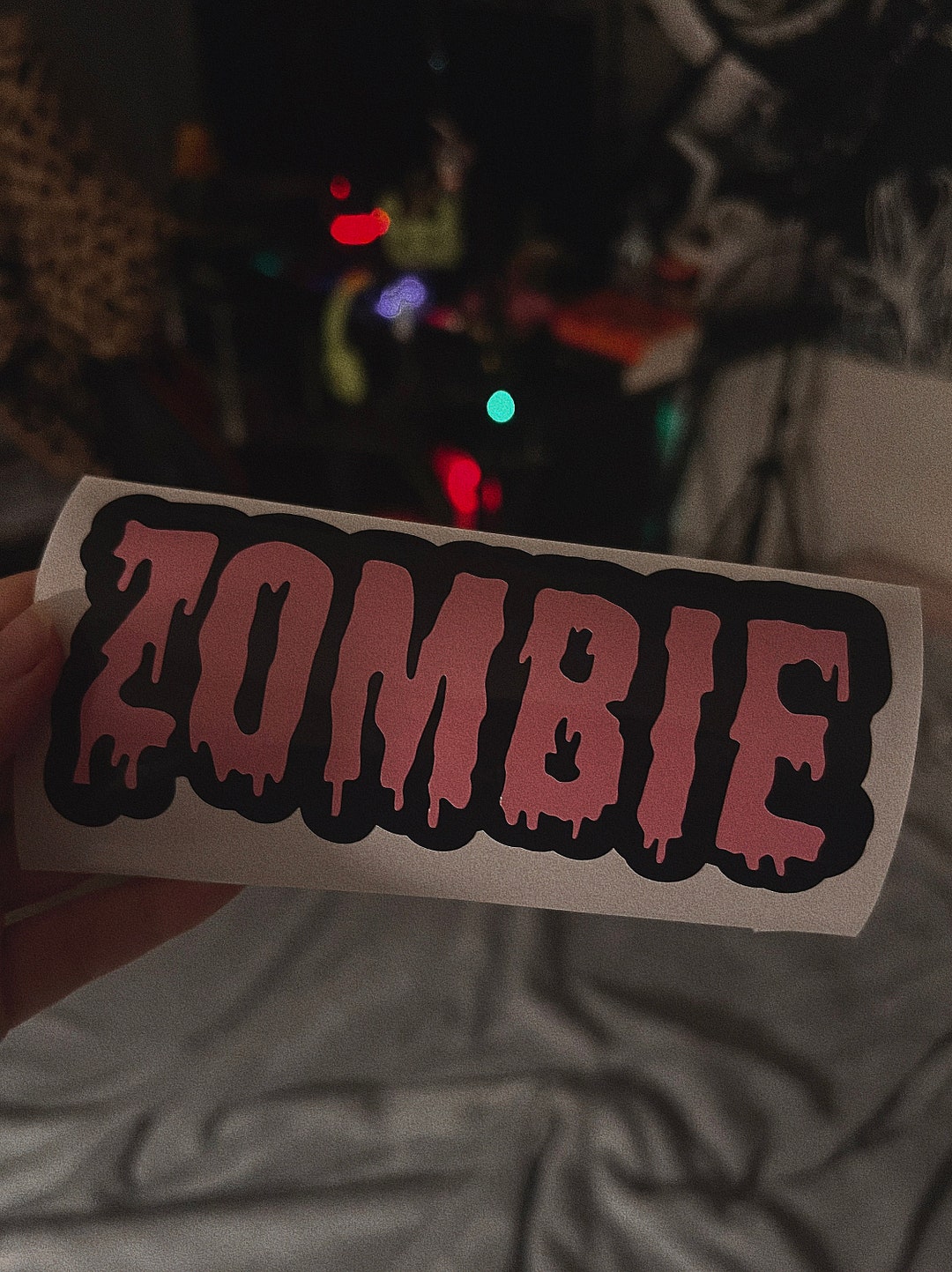 Zombie Decal Sticker for Car, Water Bottle, Laptop, Goth Decals, Alt ...
