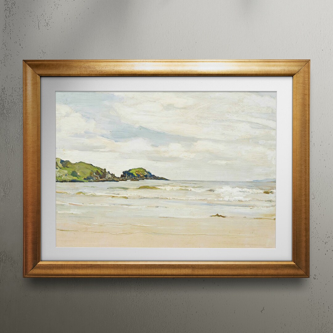 Islay Beach Scotland by David Forrester Wilson Fine Art Poster Vintage ...