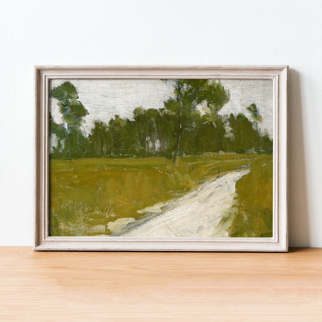 Country Road in France by Henry Ossawa Tanner - Landscape Print ...