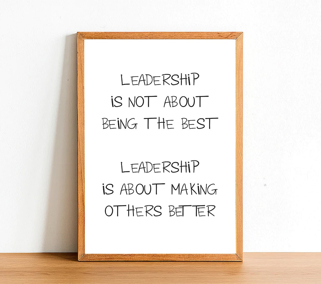 Leadership - Inspirational Prints - Motivational Quotes - A4 A3 A2 ...