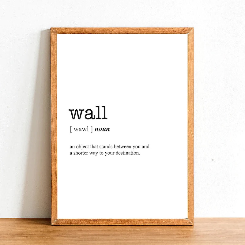 Funny Meanings Posters - Etsy UK