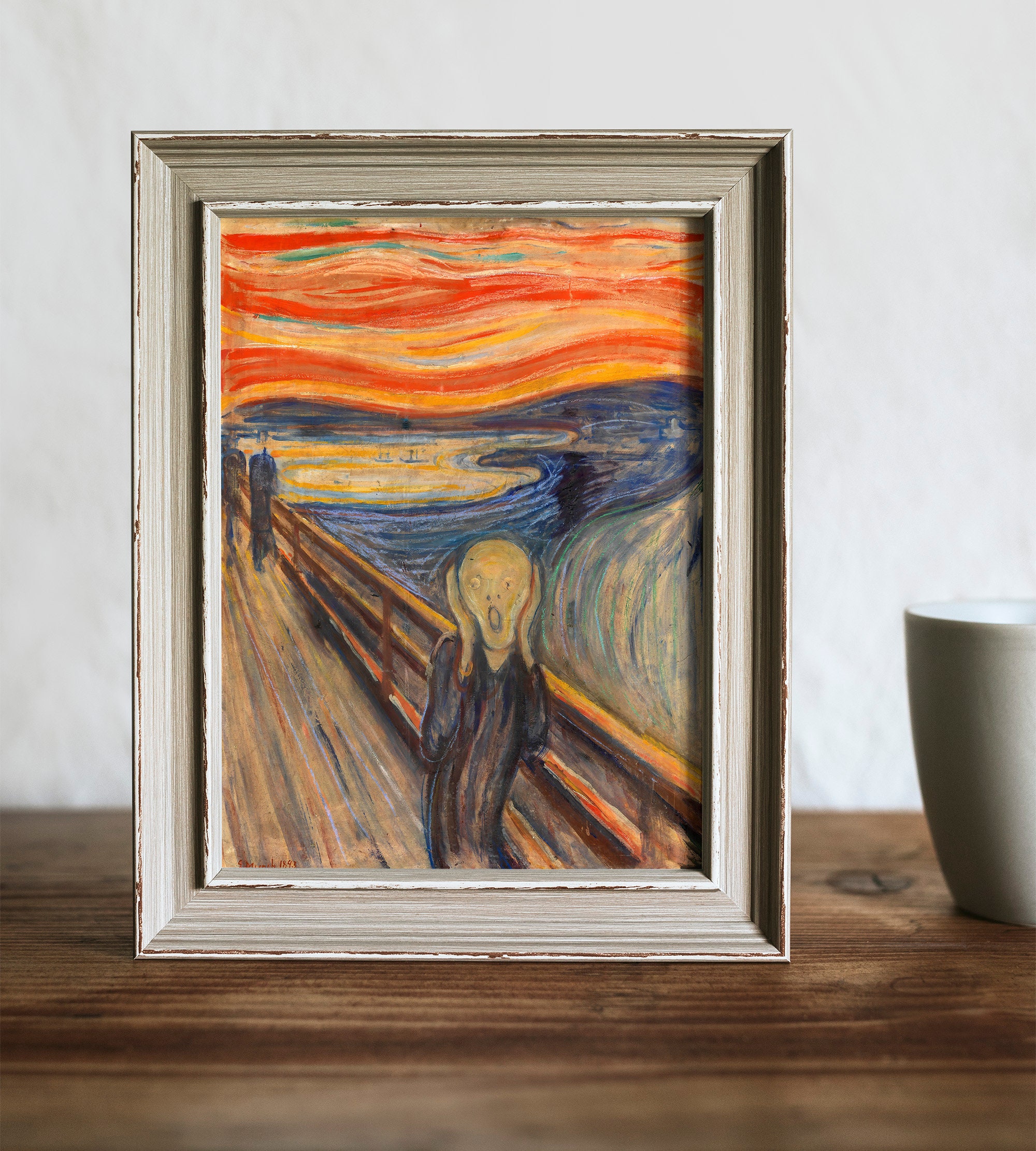 Munch the Scream Oil Tempera PRINTABLE Digital Download - Etsy UK