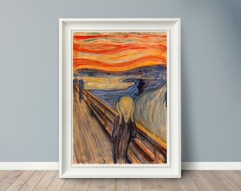 Edvard Munch: the Scream. Fine Art Print/poster 0080 - Etsy