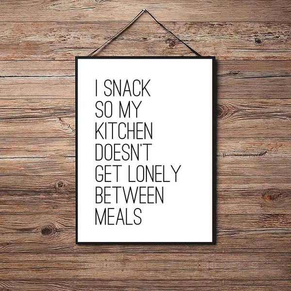 Kitchen Poster - Etsy UK