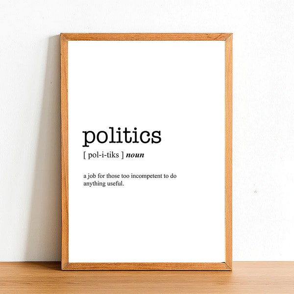 Funny Political Posters - Etsy
