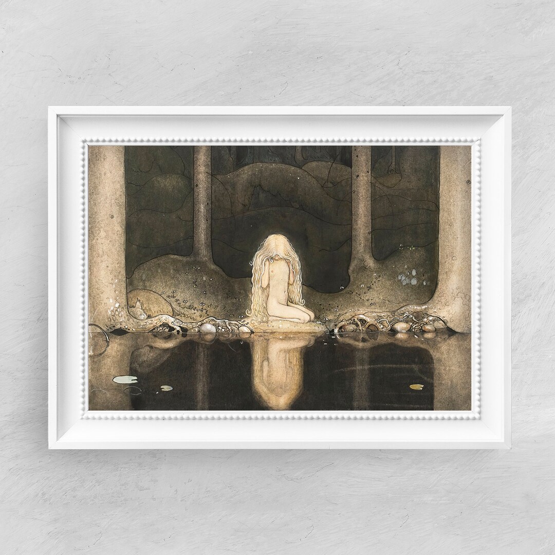 John Bauer - Princess Tuvstarr - Fine Art Print - Vintage Art Poster ...